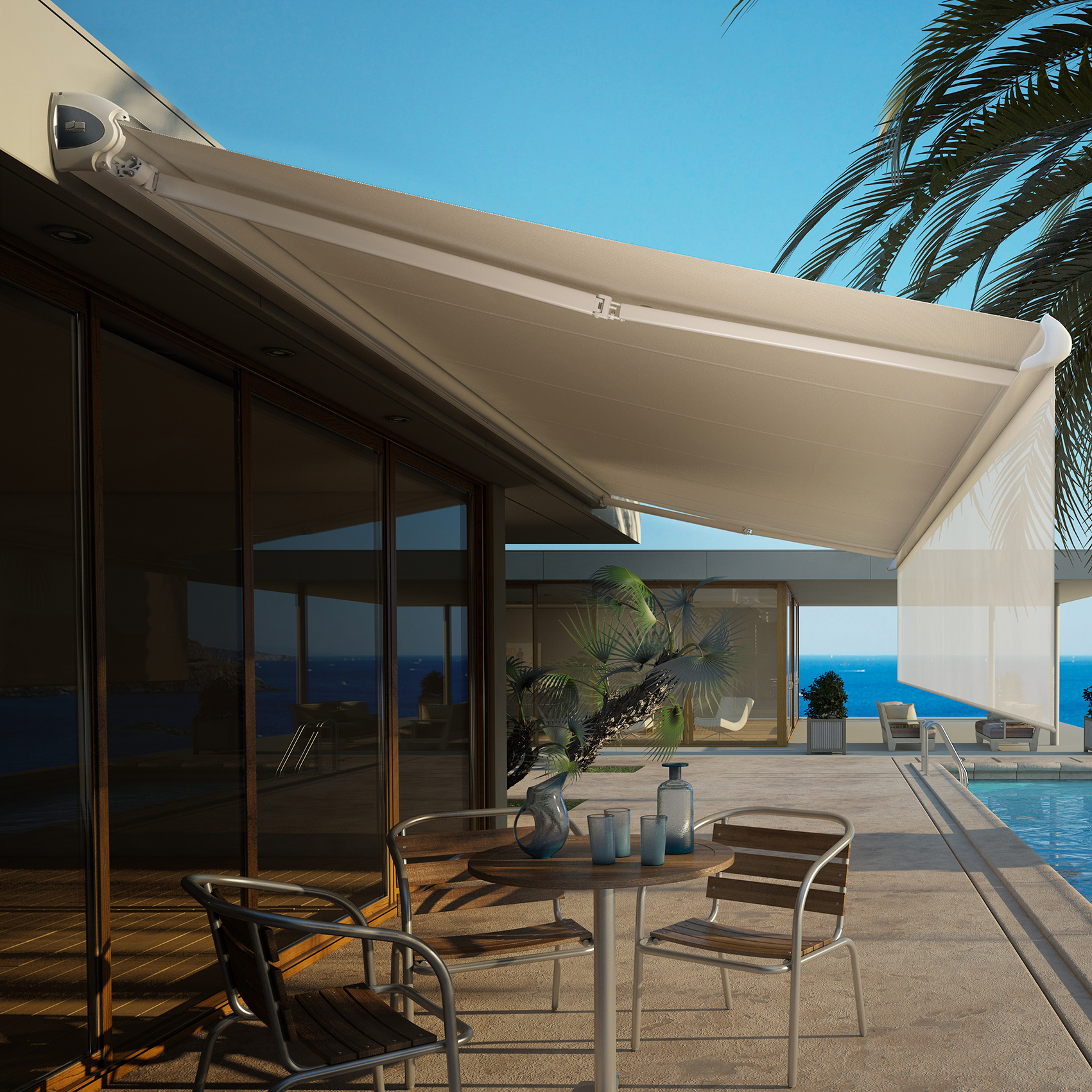 Stores extérieurs de terrasse : les stores bannes pour se protéger du ...